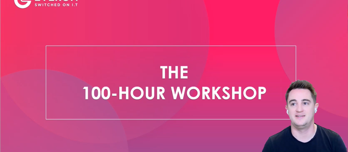 The 100 Hour Workshop: Spend 1 Hour with Us and Get 99 Hours Back
